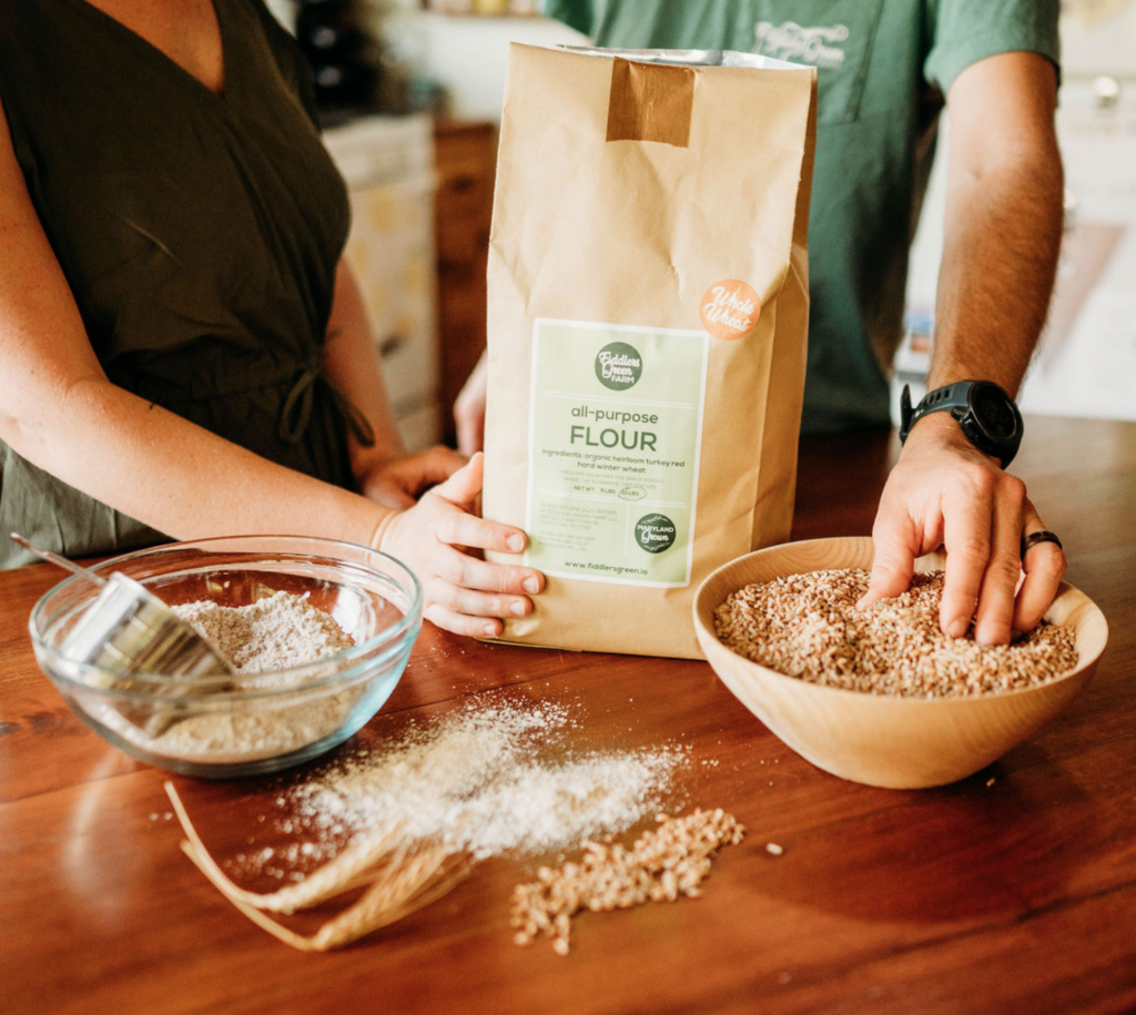 Turkey Red Whole Wheat Flour 95 | Organic Flour | Fiddlers Green Farm